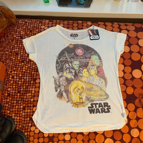 Star Wars | Tops | Star Wars Retro Woman Tshirt New With Tags | Poshmark